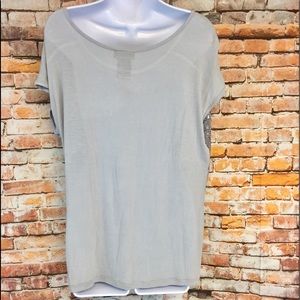 Metaphor | Tops | Metaphor Gray Free Flowing Sequined Shirt Size M ...